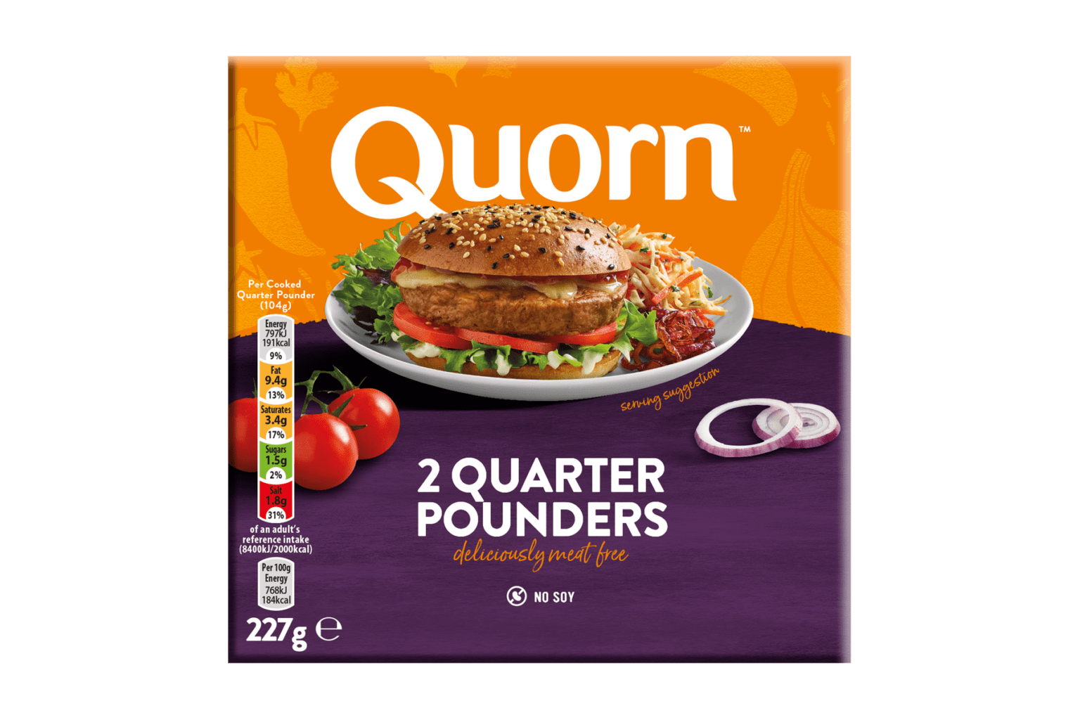 Quorn Quarter Pounder Burgers - Consort Frozen Foods