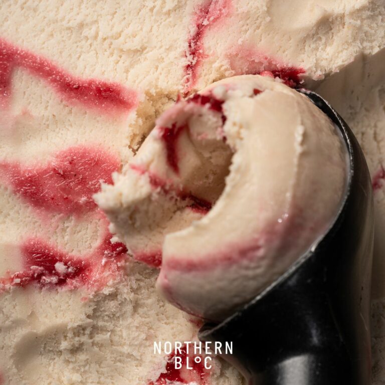 2.5lt Northern BLoC Vegan Rhubarb and Raspberry CASE - Consort Frozen Foods