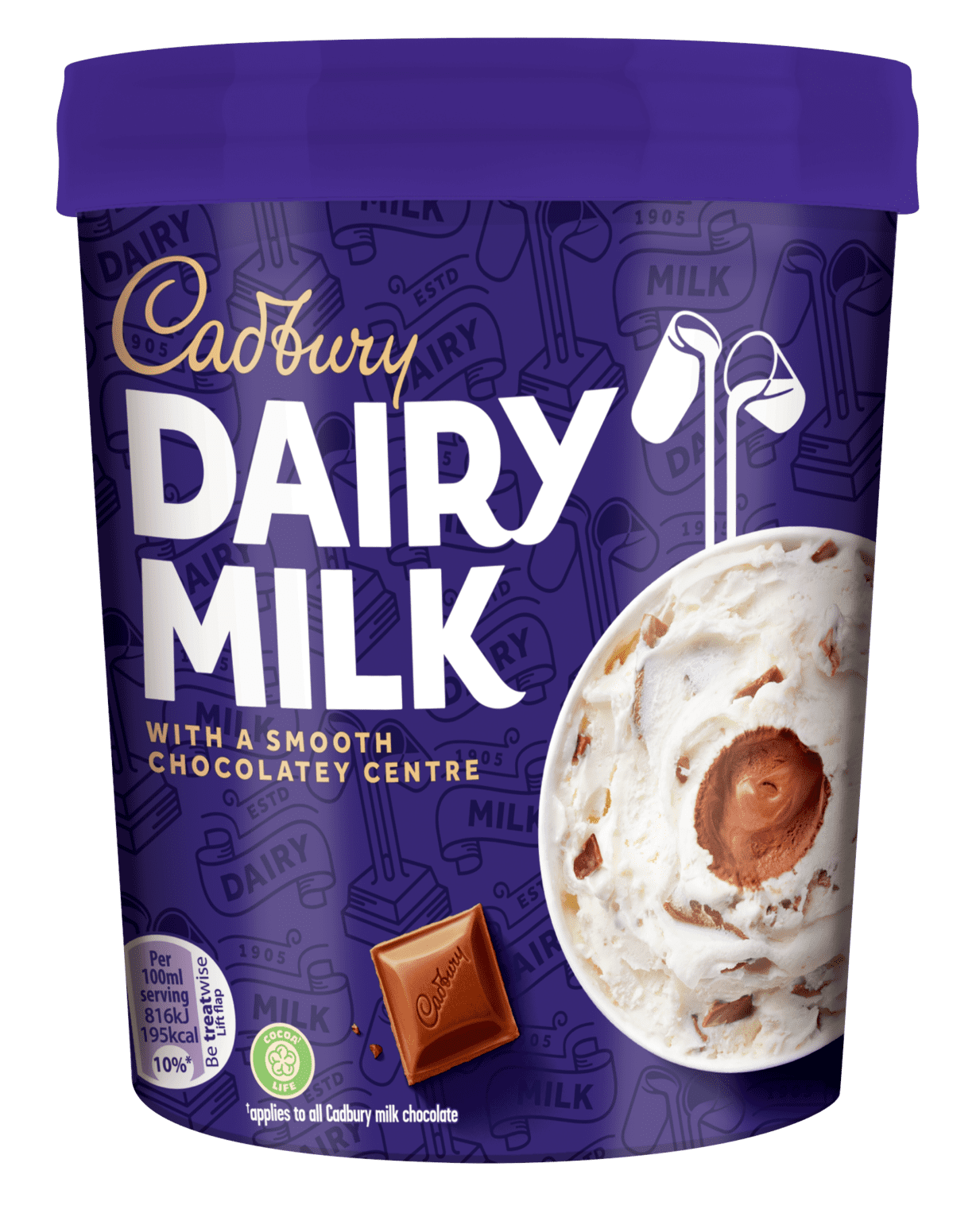 Cadbury Dairy Milk Tub - Consort Frozen Foods