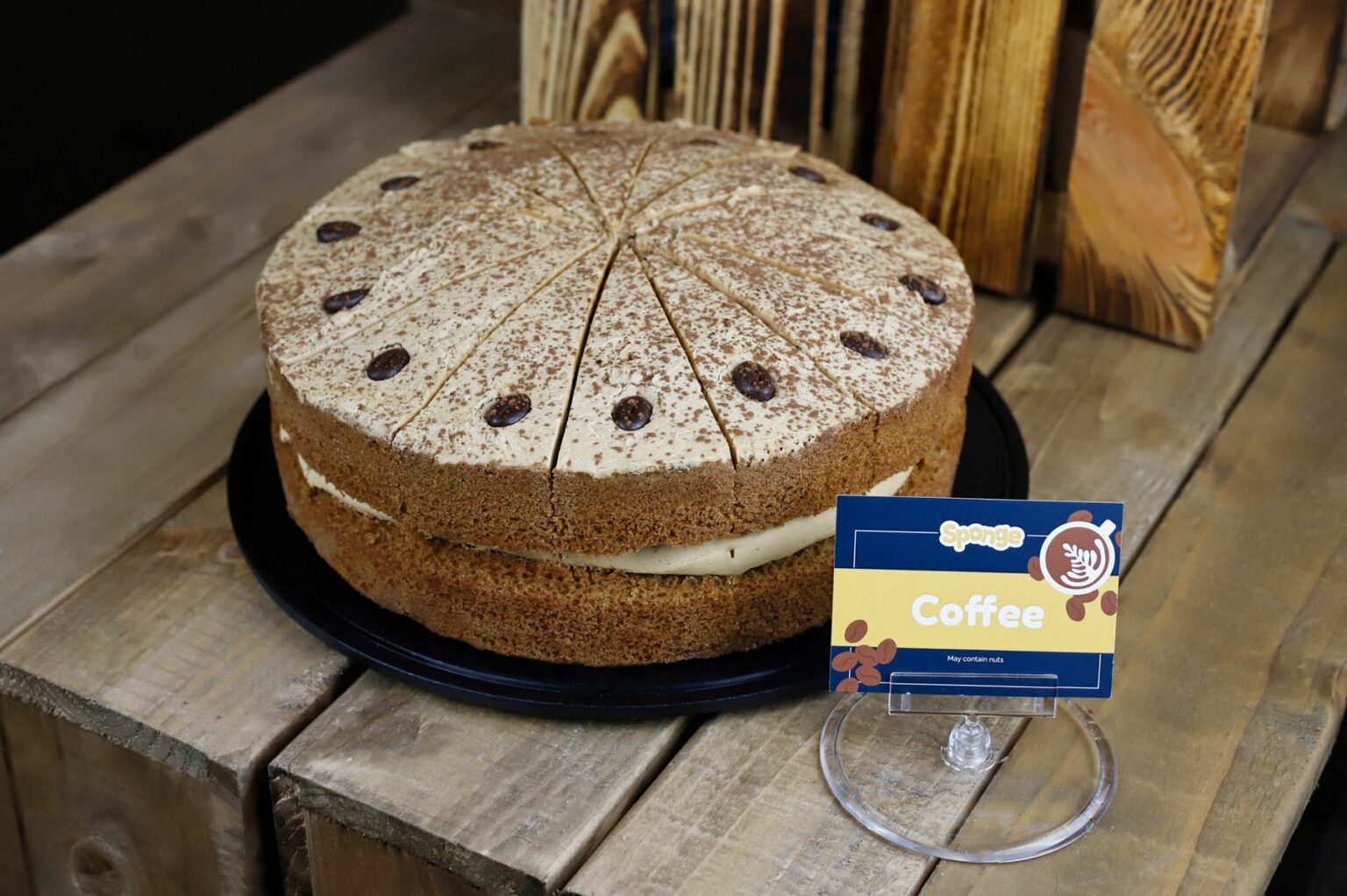 Sponge Frozen Coffee Cake - Consort Frozen Foods