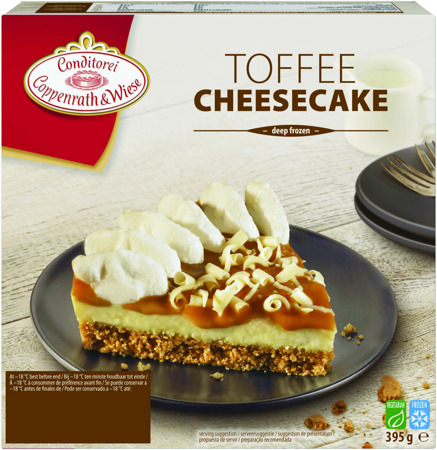 Coppenrath Wiese Toffee Cheesecake - Consort Frozen Foods