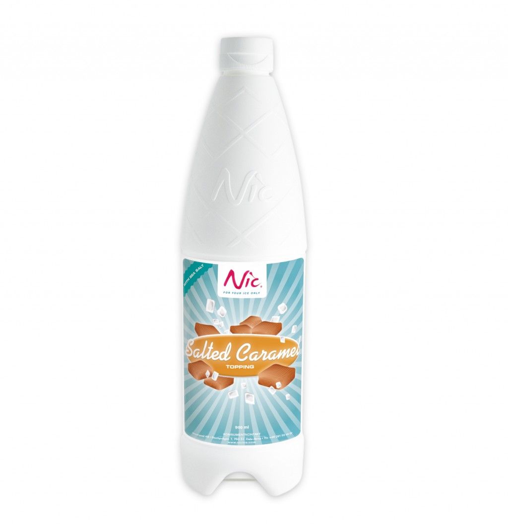 NIC Salted Caramel Topping Sauce - Consort Frozen Foods