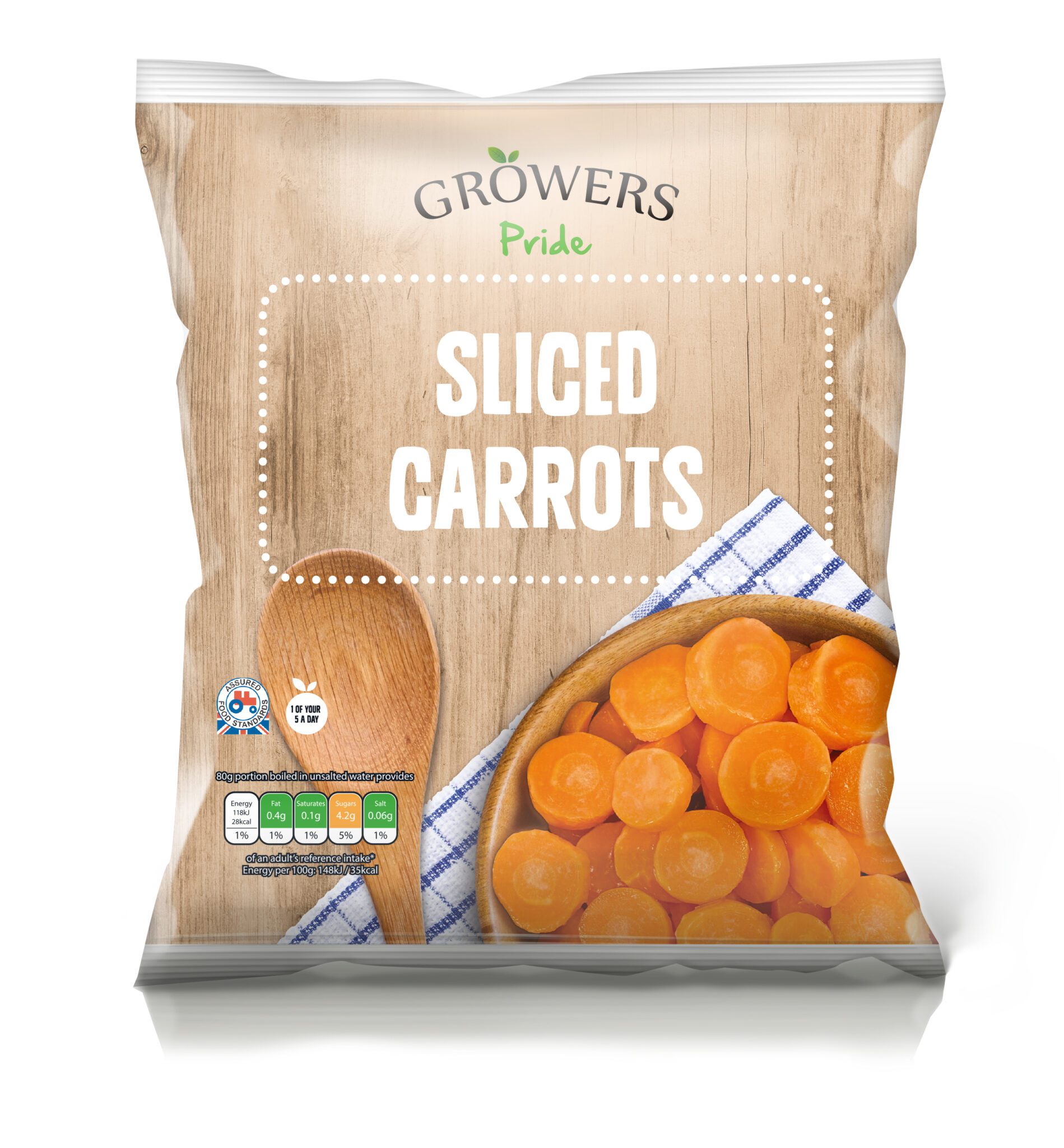 Growers Pride Sliced Carrots - Consort Frozen Foods
