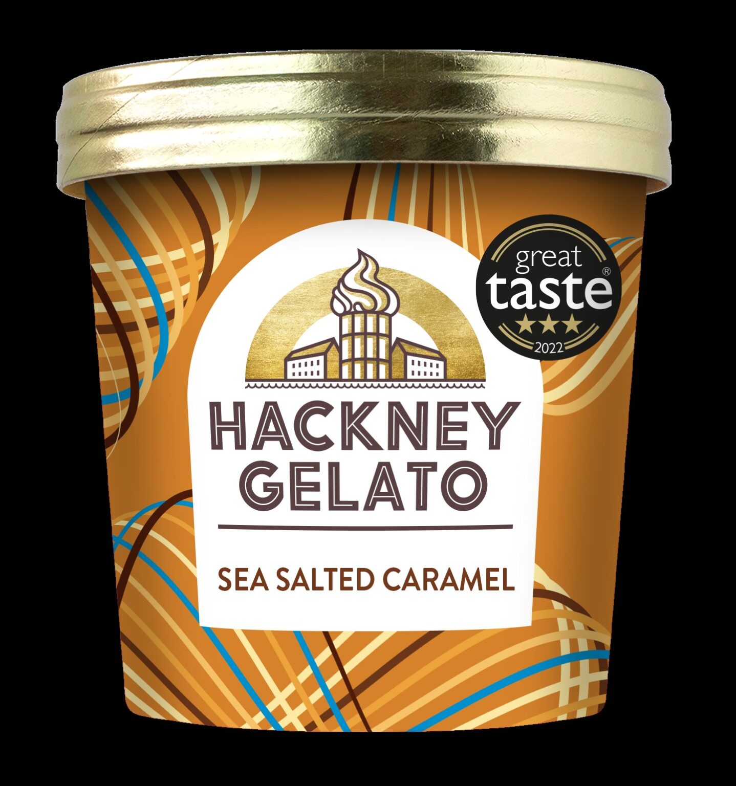 Hackney Gelato Sea Salt Caramel Gelato Cup - Consort Frozen Foods