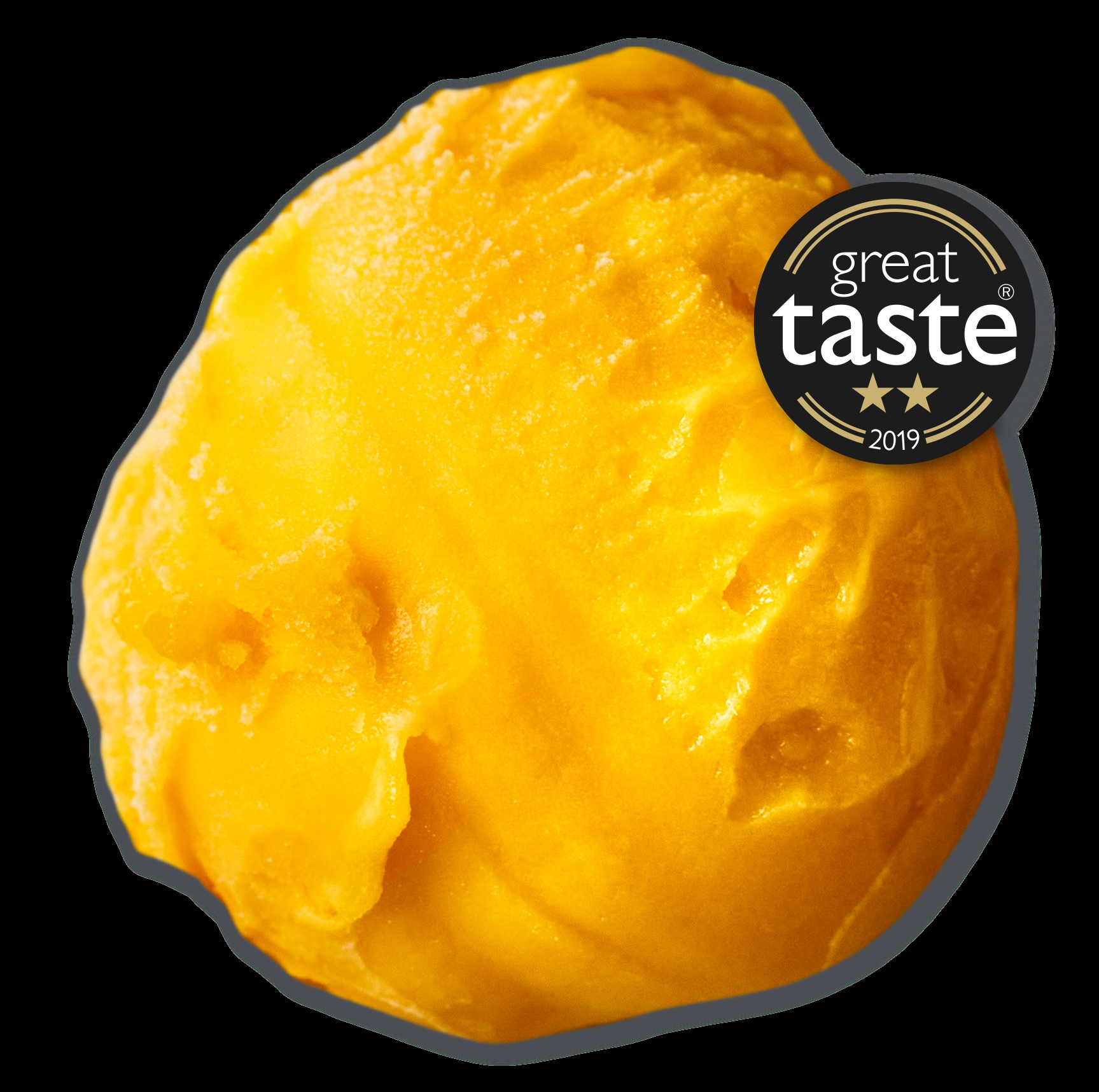 4.5lt Hackney Gelato Alphonso Mango Sorbet - Consort Frozen Foods