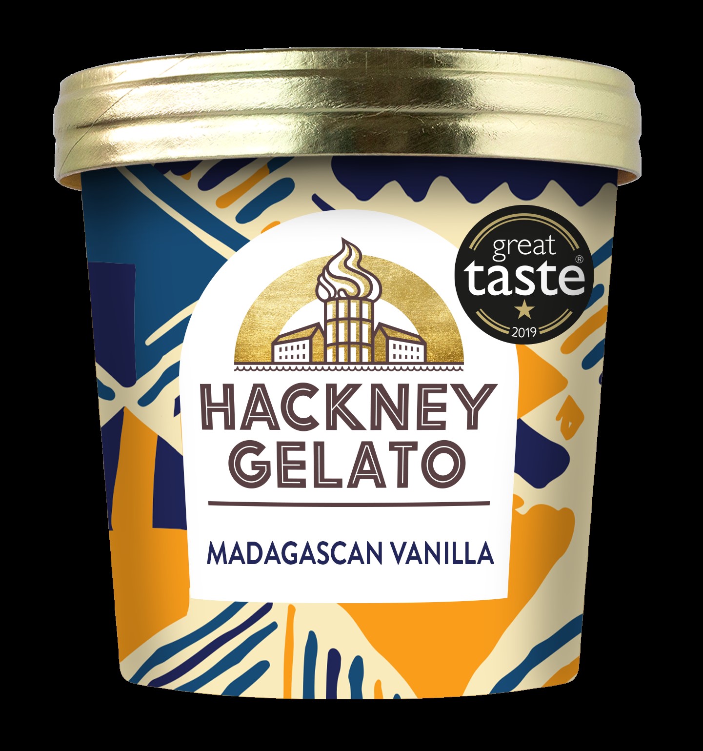 Hackney Gelato Madagascan Vanilla Cup - Consort Frozen Foods