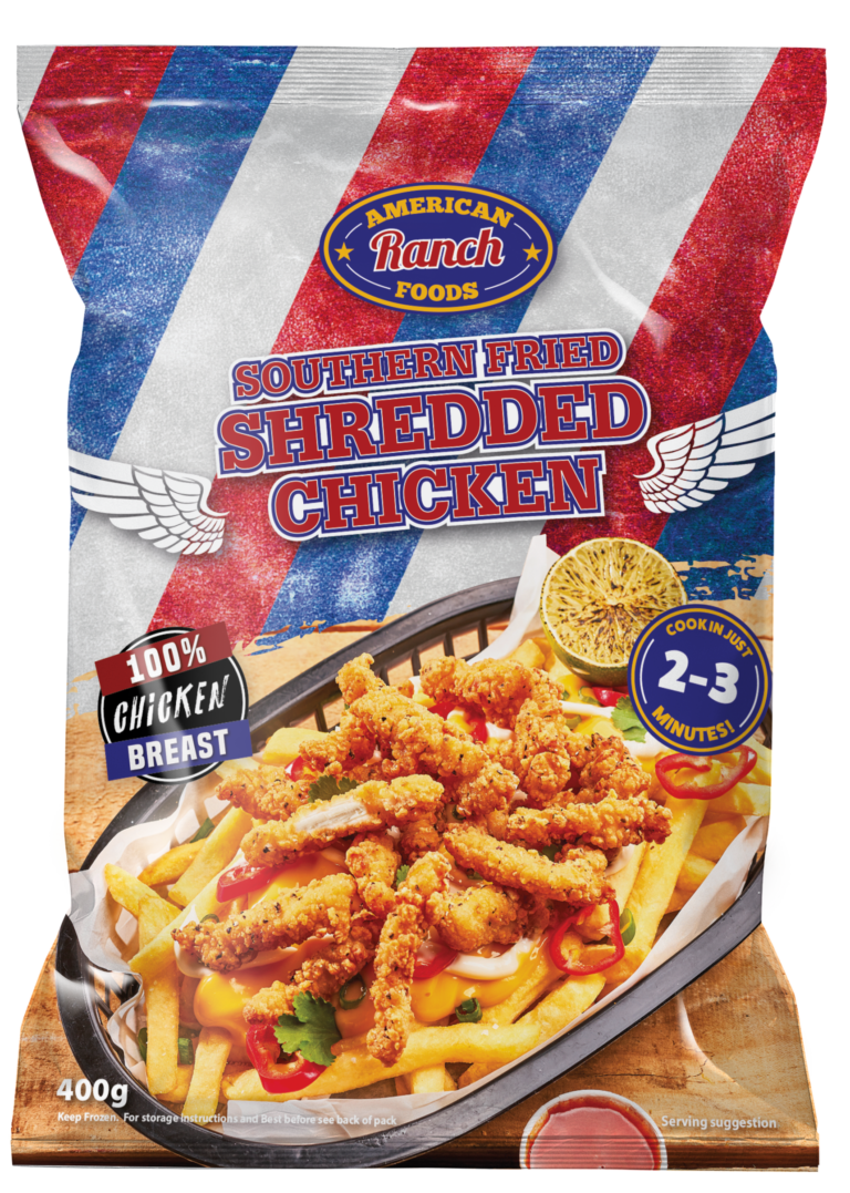 American Ranch Southern Fried Shredded Chicken - Consort Frozen Foods