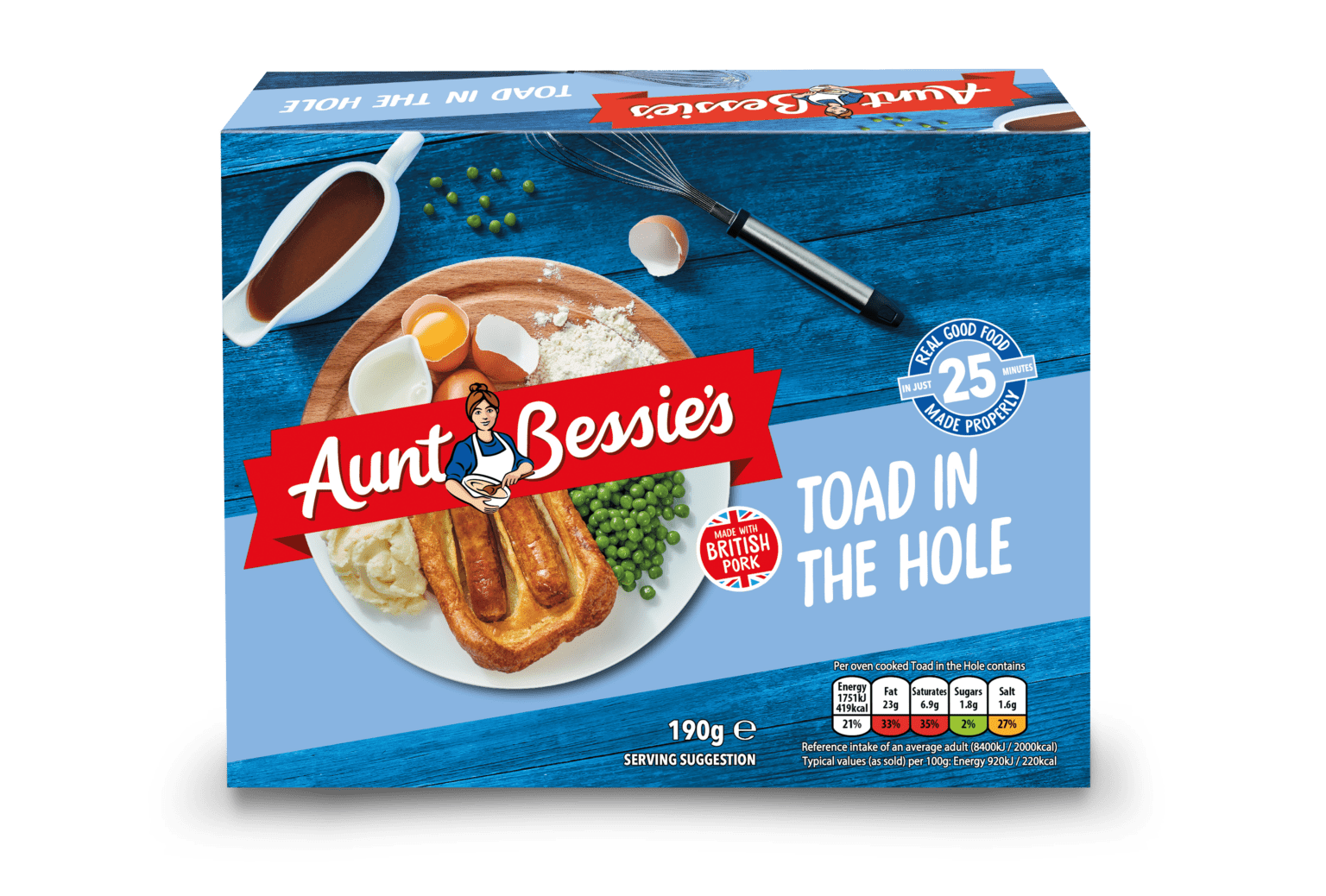 Aunt Bessie's Toad in the Hole - Consort Frozen Foods