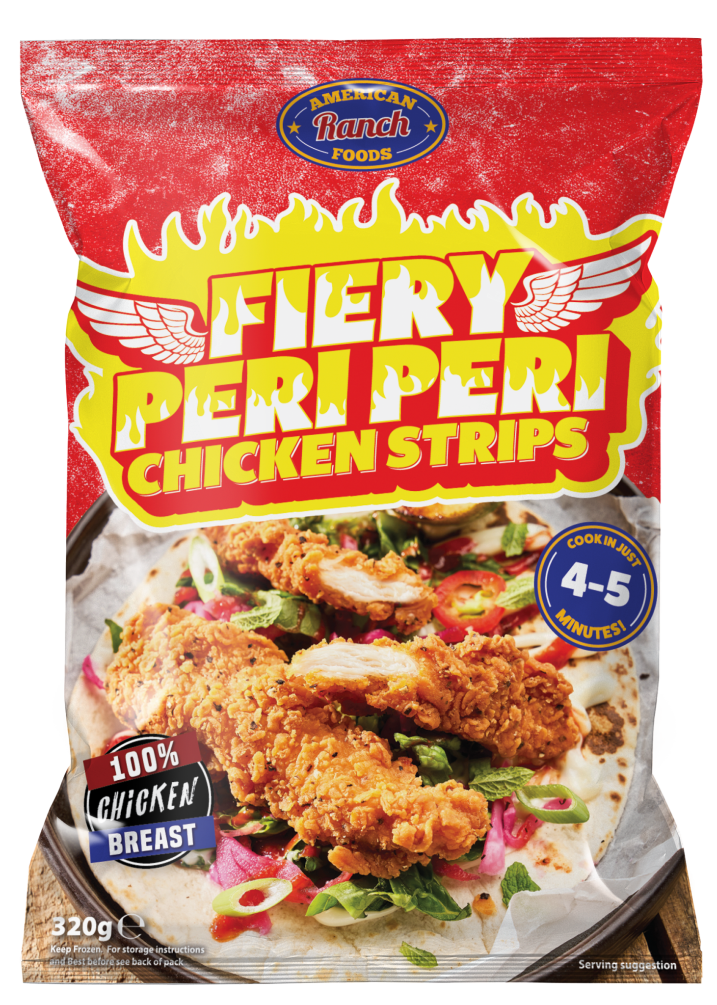 American Ranch Peri Peri Chicken Strips - Consort Frozen Foods