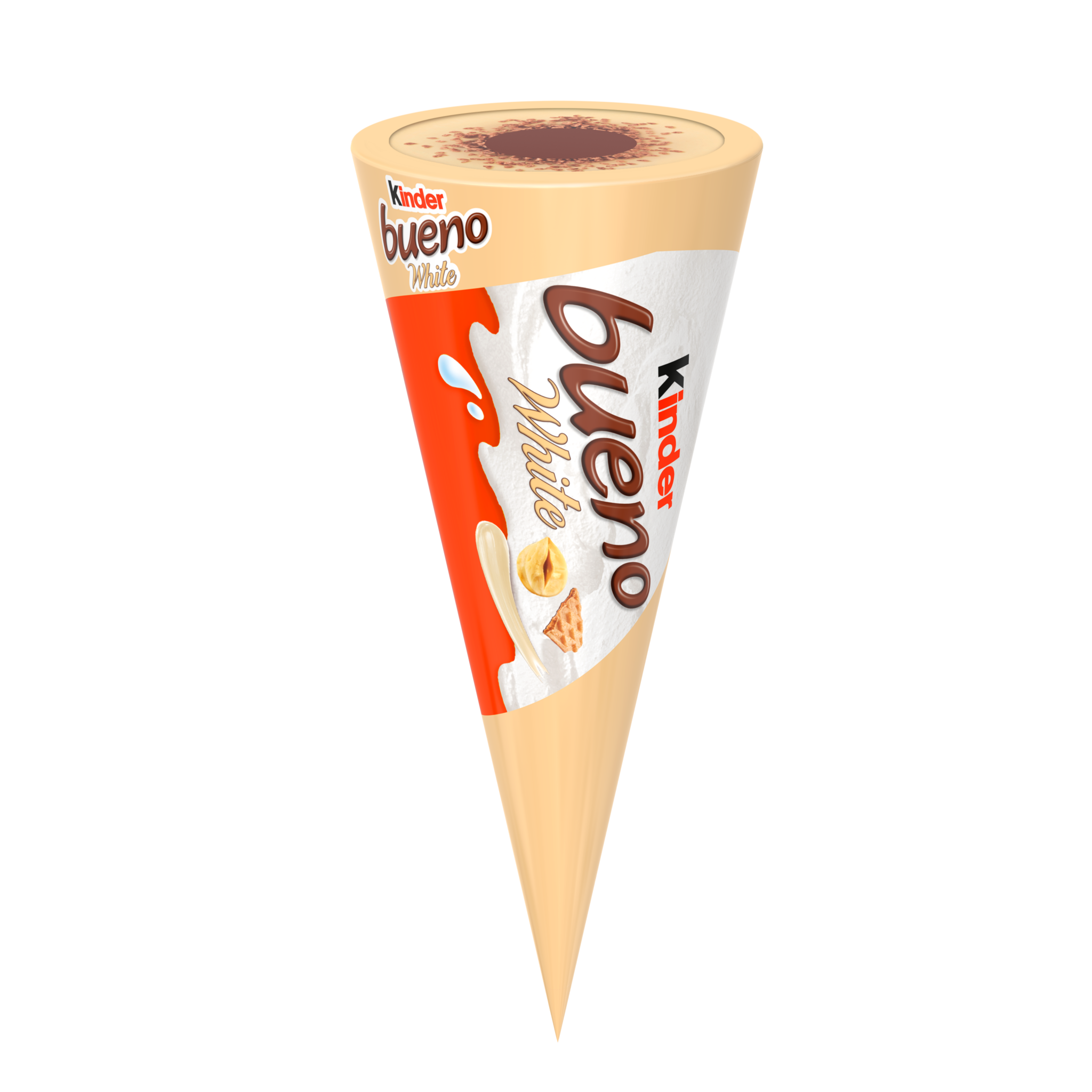 Kinder Bueno White Cone Ice Cream - Consort Frozen Foods