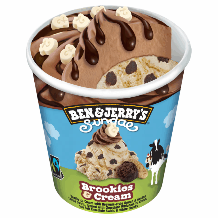 Ben and Jerry's Sundae Brookies and Cream - Consort Frozen Foods