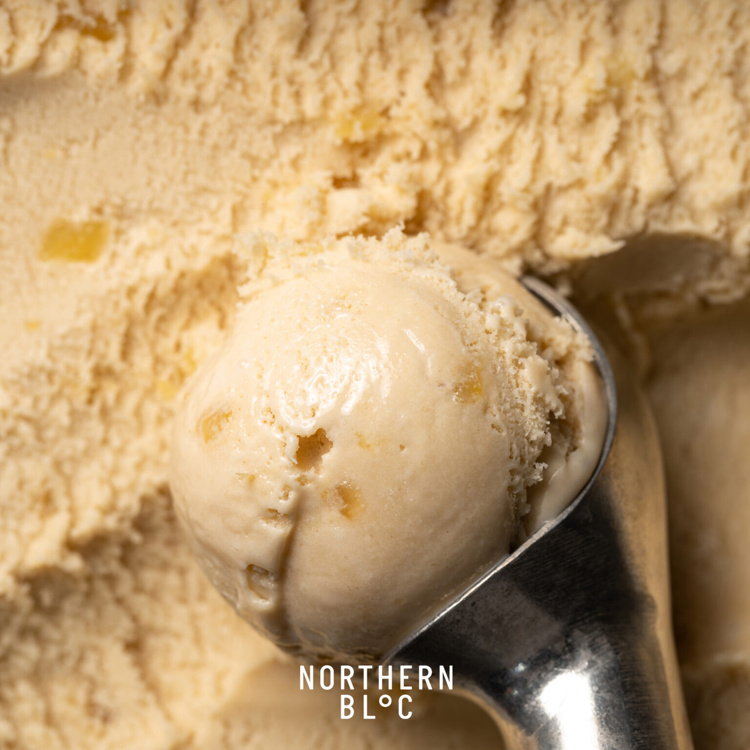 5lt Northern BLoC Dairy Ginger and Caramel Ice Cream - Consort Frozen Foods