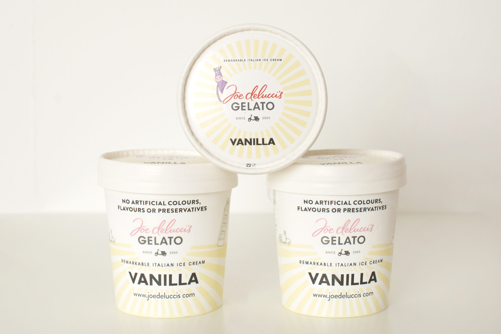 Joe Delucci’s Vanilla Gelato Cups - Consort Frozen Foods