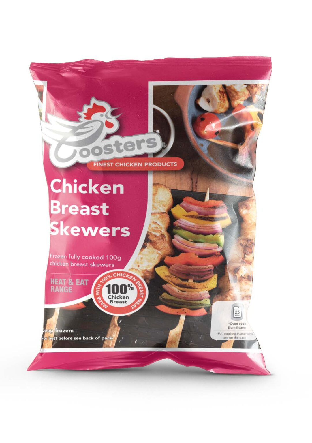 Coosters Chicken Breast Skewer CASE - Consort Frozen Foods