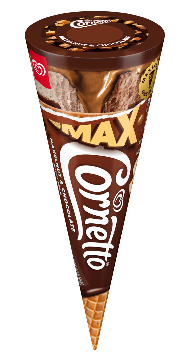 Cornetto Max Chocolate and Hazelnut - Consort Frozen Foods